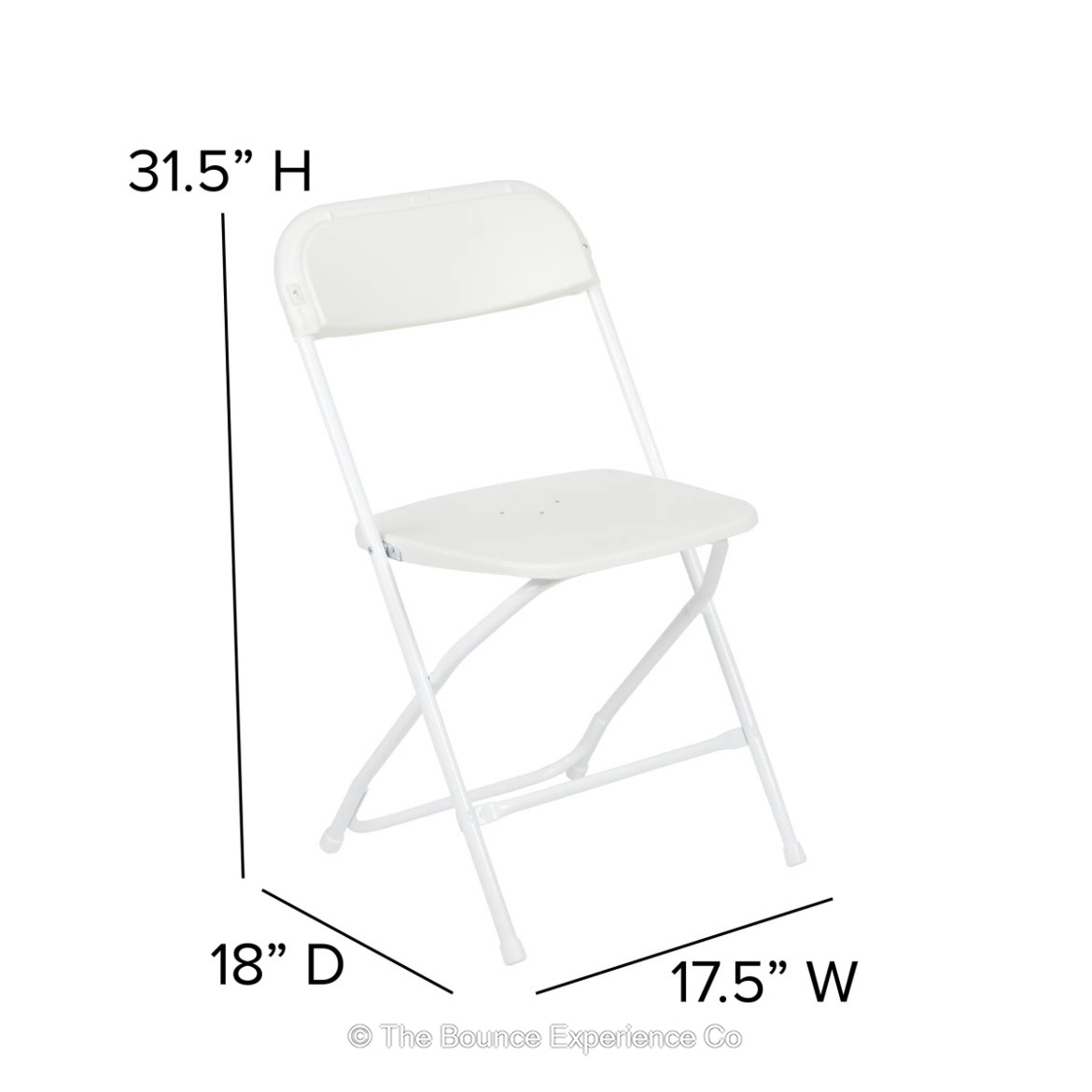 White Chair Rentals in Greater Seattle - The Bounce Experience Co