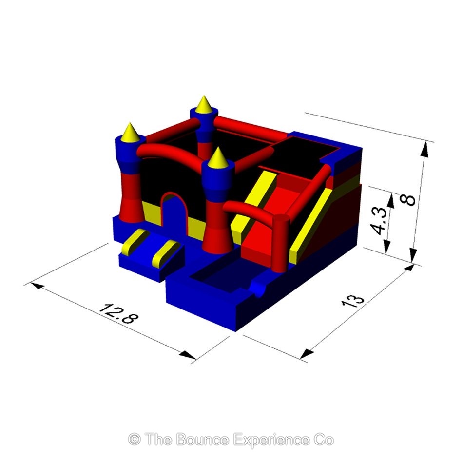 Little Classic Bounce House Combo Slide - Event and Party Rentals in ...